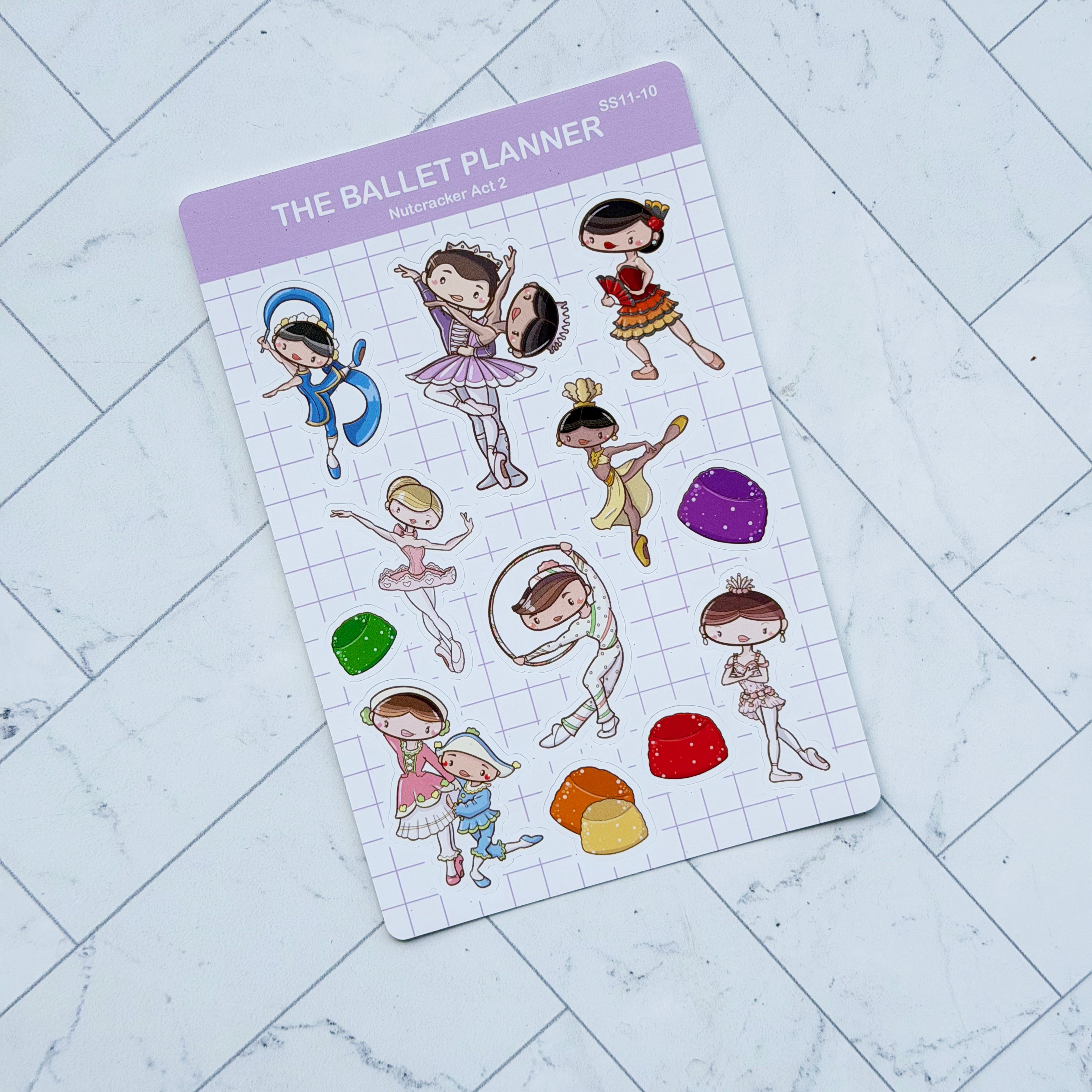The Nutcracker - ACT 2 Stickers – The Ballet Planner